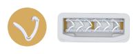 China QueuesClip TM Non Absorbable Polymer Automatic Ligating Clips NLC-CL for sale