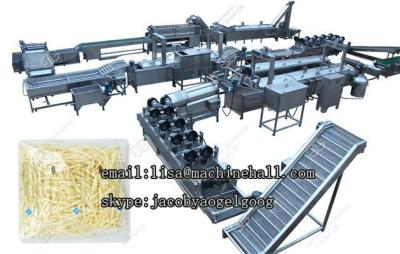 China Fully Automatic Frozen French Fries Production Line|French Fries Making Machine for sale