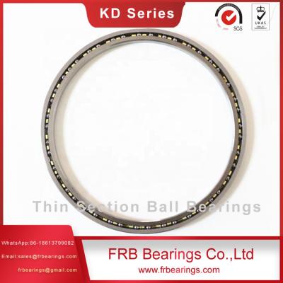 China KD045AR0 thin wall ball bearings,angular contact thin section bearing for home appliances,unsealed slim section bearings for sale