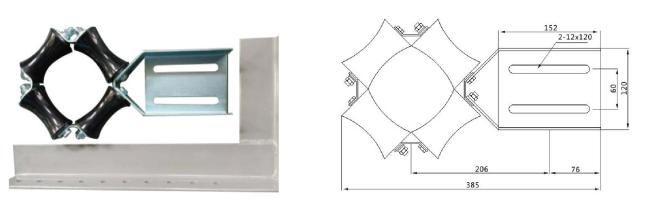 elevator guiding device