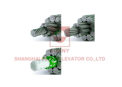 중국 더 큰 벤딩저항성을 통한 고성능 하이브리드 엘리베이터 로프 판매용