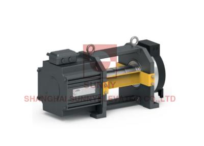 Chine Le nominal sans engrenages de machine de traction d'ascenseur de Polonais 16 serrent à la clé dynamométrique le couple court-circuité par 164Nm 180shipping et manipulation à vendre