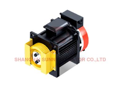 China DC110V Gearless Traction Machine Specification Roping 2:1 Sheave 200mm for sale