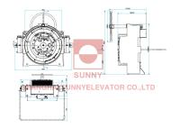 China Rope Traction Machine For Heavy Load And High Speed Elevator Performance for sale