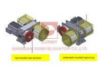 China Compact Gearless Traction Machine For Space Saving Elevator Designs for sale