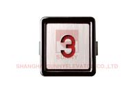 China Home Elevator Push Button with ABS Base Metal Circle Frame DC 12-36V Voltage and 32mm Size for sale