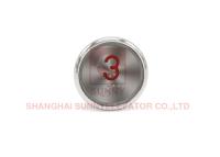 China Elevator Braille Push Button Transparent Plastic Characters With Braille for sale