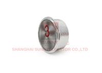China Elevator Braille Push Button Transparent Plastic Characters With Braille for sale