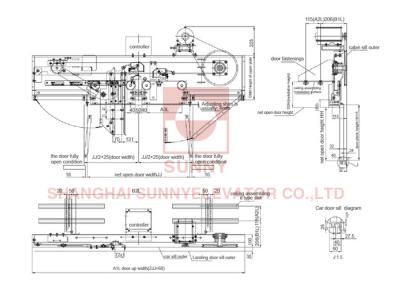 China Mitsubishi Elevator Door Operator Mechanism VVVF Asynchronous Operator for sale
