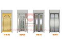 China Mirror / Irregular Grain / Etching Elevator Door , Elevator Door Panel for sale