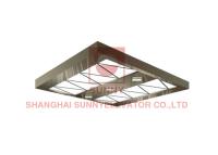 China Elevator Cabin Decoration Central Soft Flat Image Ceiling + Central Soft Lighting for sale