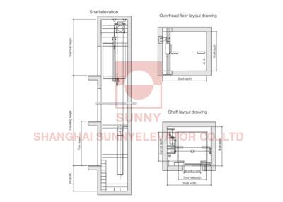 China 450~2000kg Safe Roomless Passenger Elevator High Speed Elevator with No Noise for sale