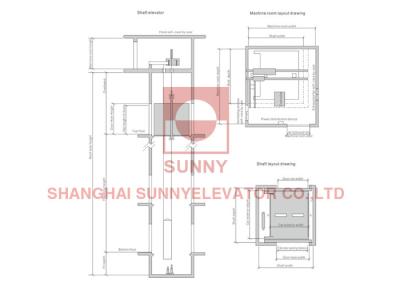 Cina Elevatore ad alta velocità del carico dell'elevatore del pavimento del piatto d'acciaio per il centro logistico in vendita