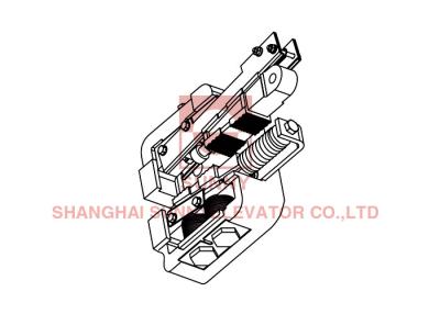 China SN-SG-AQ10 Elevator Safety Gear Lift Components With Belleville Spring For Passenger Lift for sale