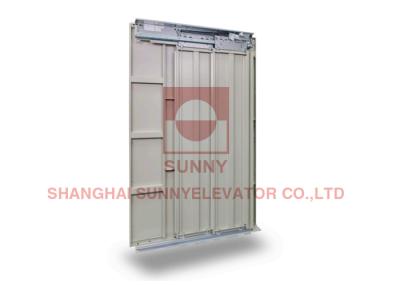 China Stainless Steel 2-Panel Side Opening Elevator Landing Door for sale
