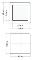 China Home Elevator Push Button with ABS Base Metal Circle Frame DC 12-36V Voltage and 32mm Size for sale