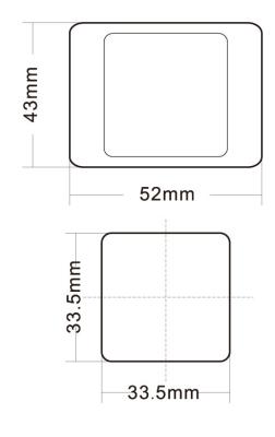 Cina Commutatore di pulsante dell'elevatore, progettazione ultrasottile dei pezzi di ricambio della scala mobile in vendita
