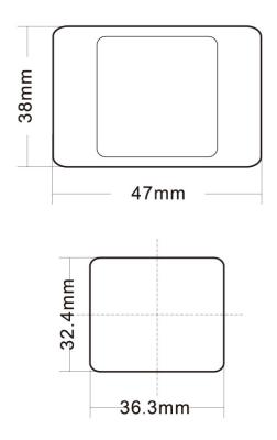 China Passenger Elevator Push Button , Elevator Spare Parts ISO9001 Certification for sale