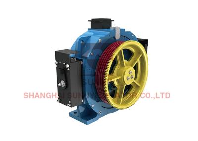 China Gearless Elevator Machine 630-1000KG 1.00-1.75m/s Traction for sale