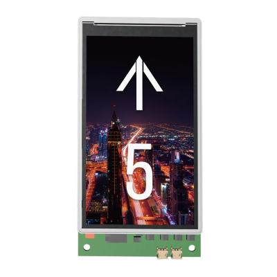 China 5 Inches Elevator Multimedia Display with 480px × 854px Resolution and 18V DC ~ 36V DC Power Supply for sale