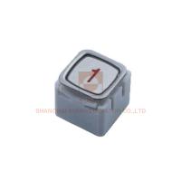 China Square Elevator Push Button Switch With Stainless Steel Frame And Stainless Plate for sale