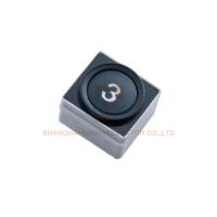 China Plastic Elevator Touch Button /  Round Replacement Elevator Buttons 12-24 V for sale