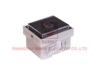China Color Optional Elevator Push Button 50 MA Current Reverse Side Embedded for sale