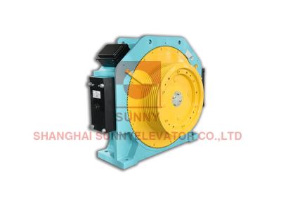 China Load 1150 - 1600kg Traction Sheave 450 Elevator Traction Machine for sale