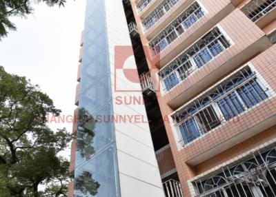 China El edificio de la estructura de acero levanta el espacio respetuoso del medio ambiente de la reserva de los elevadores en venta