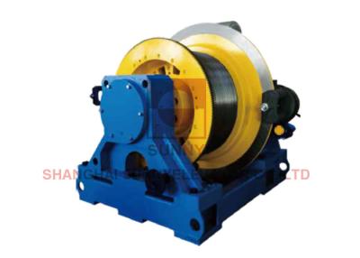 Cina 1600kg caricano la macchina Gearless della trazione della carrucola 81.7kw di 710mm per l'elevatore in vendita