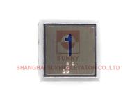 China Square Lift Elevator Touch Button SS Flat Marking With Braille for sale