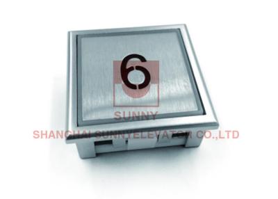 China Cop Lop Elevator Push Button Switch Frontal Mounting Elevator Lift Parts for sale