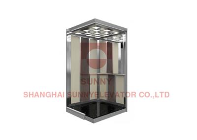 China Antibacterial PVC Floor Passenger Elevator Cabin With 1.5mm Galvanized Walls for sale