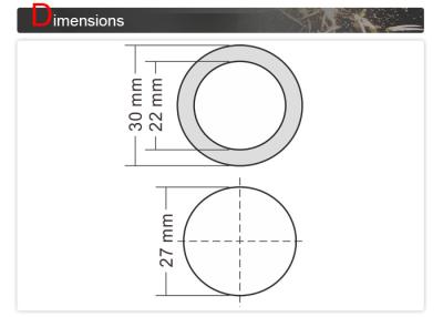 Cina Dimensione rotonda del pulsante del bottone/elevatore di Braille dell'elevatore 30 millimetri in vendita