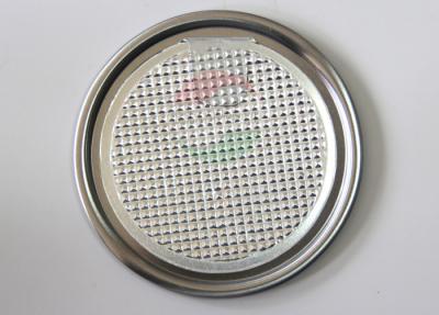 Cina coperchi peelable del contenitore del foglio di alluminio 502#, piccolo coperchio completamente aperto del barattolo di latta in vendita
