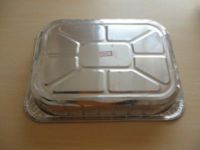Cina tegle da forno del di alluminio 7000ML/contenitori asportabili della stagnola con i coperchi in vendita