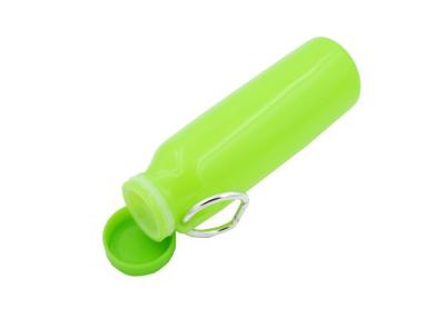 Cina L'abitudine non tossica ha stampato le bottiglie di acqua 650ml del silicone con il coperchio dei pp, inciso in vendita