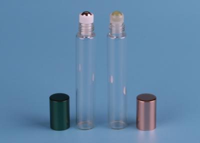 Cina Rotolo del cilindro 15ml sulle bottiglie di vetro del profumo trasparente per la crema dell'occhio in vendita