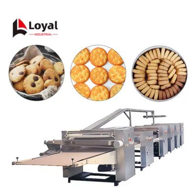 China 304 Stainless Steel Complete Biscuit Production Line for Walnut Cake Biscuits for sale