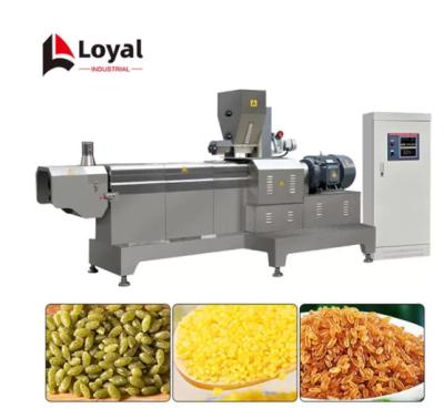 China Multifunction Artificial Rice Making Machine Twin-Screw, Convenience Rice Production Line for sale