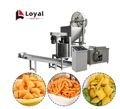 China 200KG/H Wheat Flour Snack Making Machine, Sticks Snack Fried Wheat Dough Snack Machine for sale
