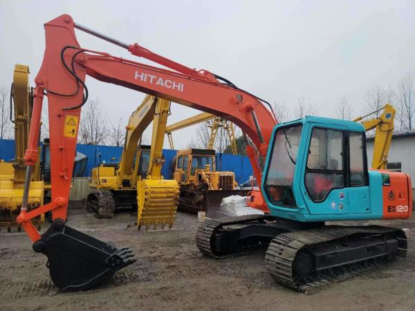 Quality                  Secondhand Track Digger Hitachi Ex120-3 Used Original 12t Crawler Excavator Made in Japan              for sale