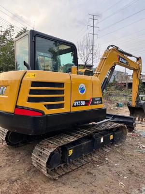 Cina Escavatore nuovissimo di seconda mano di Digger Used Sany Sy 55c 95% della pista di Sany 5.5t con l'ora bassa in vendita
