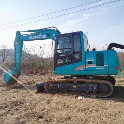 Cina Di Mini Track Digger Chinese Brand escavatore di seconda mano New Cheap del cingolo utilizzato Swe90e 9t Sunward in vendita