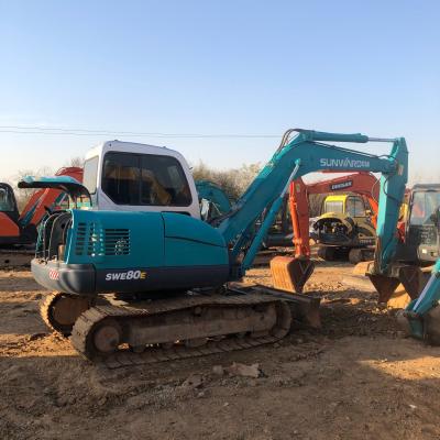 Cina Di Mini Track Digger Chinese Brand escavatore di seconda mano New Cheap del cingolo utilizzato Swe80e 8t Sunward in vendita