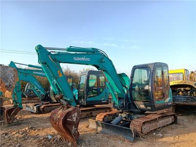 Cina Mini Track Digger Chinese Brand di seconda mano Sundward Swe70e ha utilizzato l'escavatore New Cheap del cingolo 7t in vendita