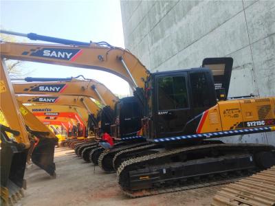 Cina Pista di seconda mano usata Digger Original Crawler Excavator di Sany Sy215 del macchinario di Contruction in vendita