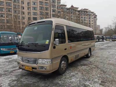 中国 使用されたトヨタ中間都市バス コースター、中古で25の座席トヨタ・コースターの観光バス 販売のため