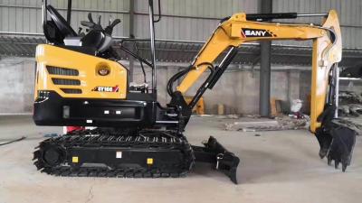 China                  Brand New 1.6t Small Mini Track Digger Sany Sy16c Chinese Brand Equipment 1.5 Ton Excavator              for sale
