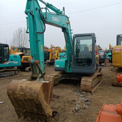 Китай Используемый экскаватор Sk75-8 Crawler Kobelco MIDI, перекупной японский землекоп Kobelco Sk75-8 следа на продаже продается